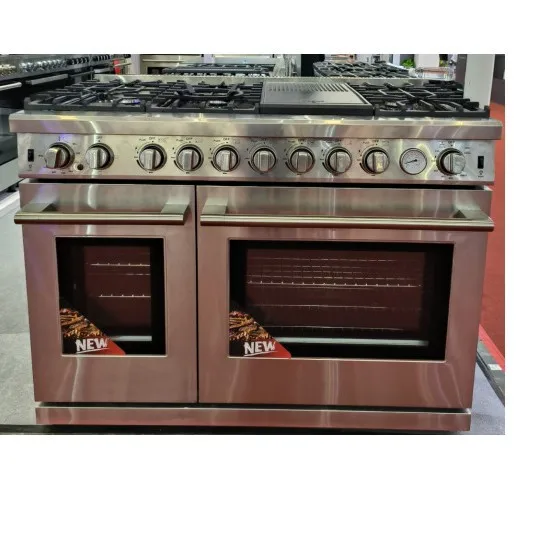 OEM 48" Vertical Domestic Commercial Burner with 7 Gas Stove Heads