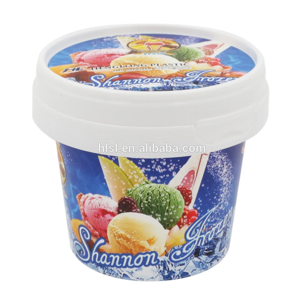 125ml Pp Plastic Custom Ice Cream Cup With Lid And Spoon - Buy Custom ...