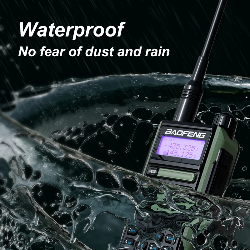 Baofeng Bf UV16 PLUS 5W/8W Talkie-Walkie - IP68 Waterproof