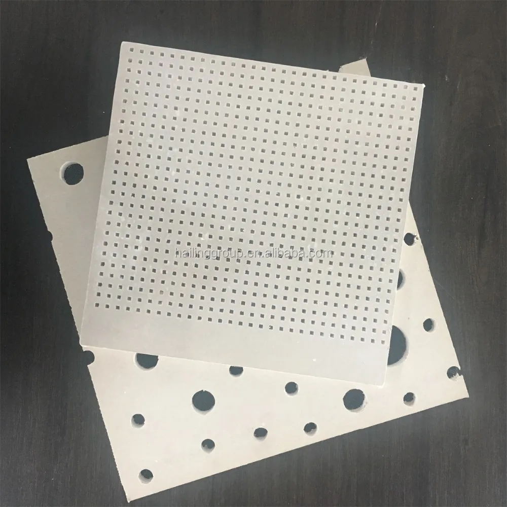 Acoustic Plaster Perforated Gypsum Board For Ceiling And Wall - Buy ...