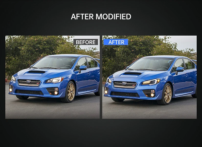 Vland Wholesale Full Led Drl With Sequential Head Lights 2015-2020 Sti ...