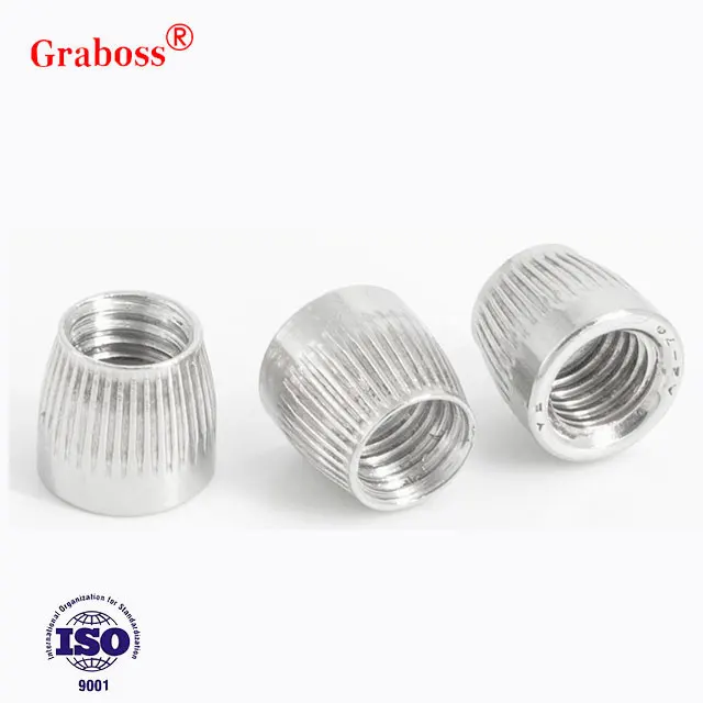 Stainless Steel Wheel Acorn Conical Tapered Knurl Cone Lock Nut - Buy ...