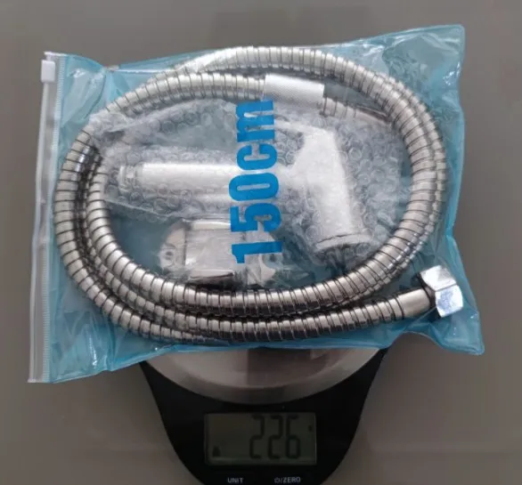 Muslim Silver ABS Plastic High Pressure Spray Hand Shattaf Toilet Bidet ...