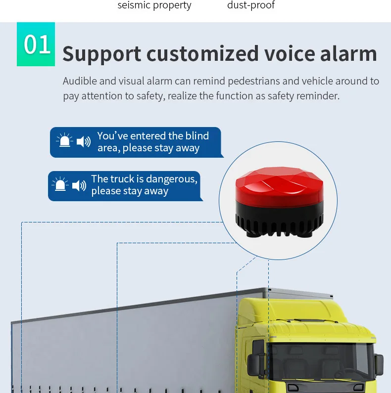 Forklift Radar Blind Spot Detection System - Safety First