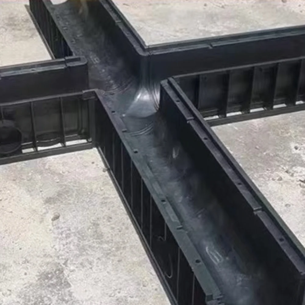 U 200 Hdpe Plastic Drainage Irrigation Drainage Channel U Type Drain ...