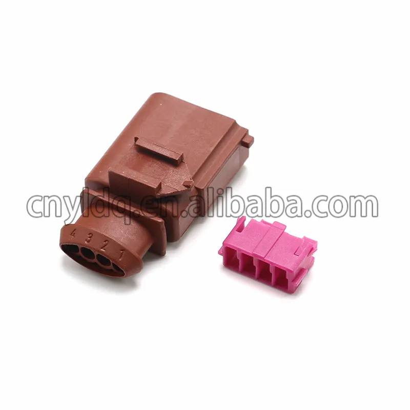 4 Pin Vw Audi Male Waterproof Electrical Cable Wiring Connector For ...
