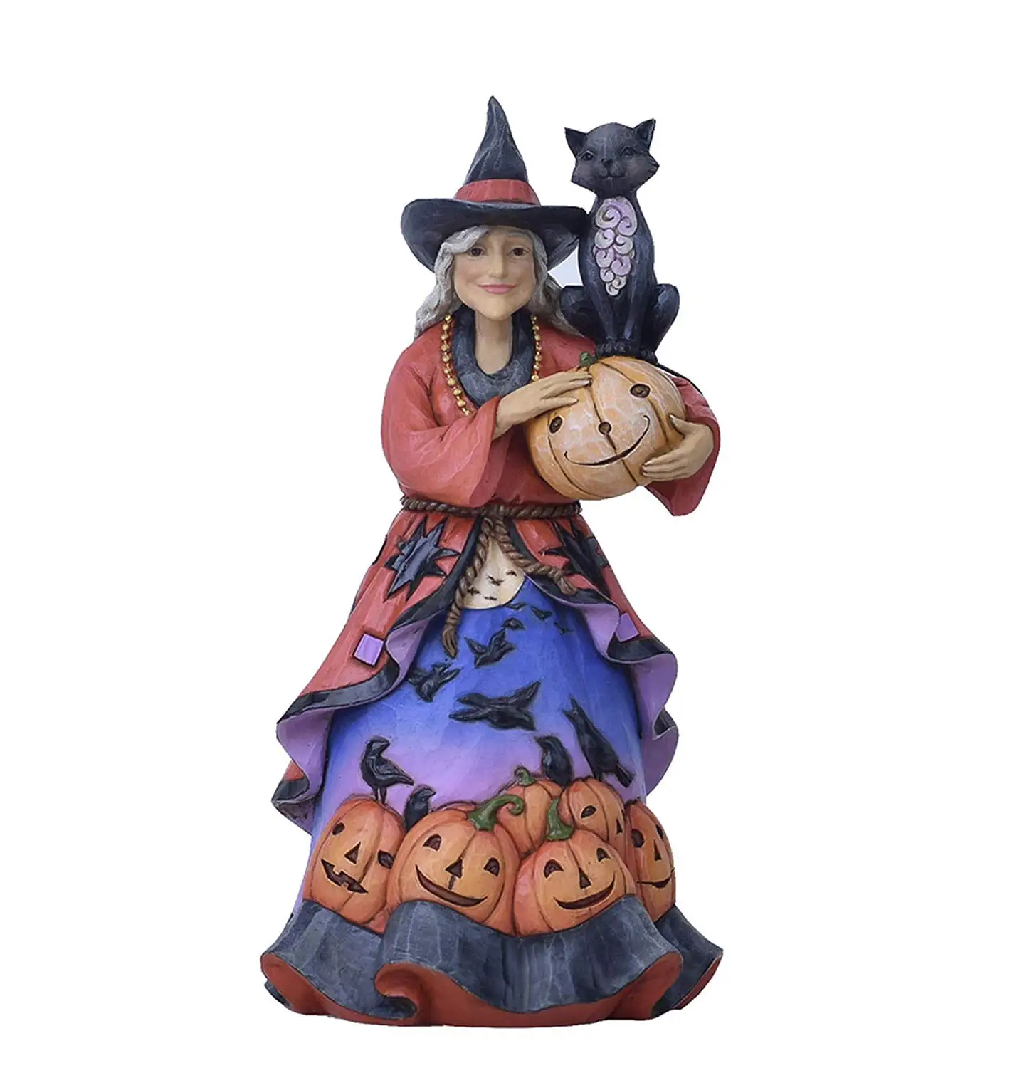 Polyresin/resin Witch Creek Friendly Witch With Black Cat| Alibaba.com