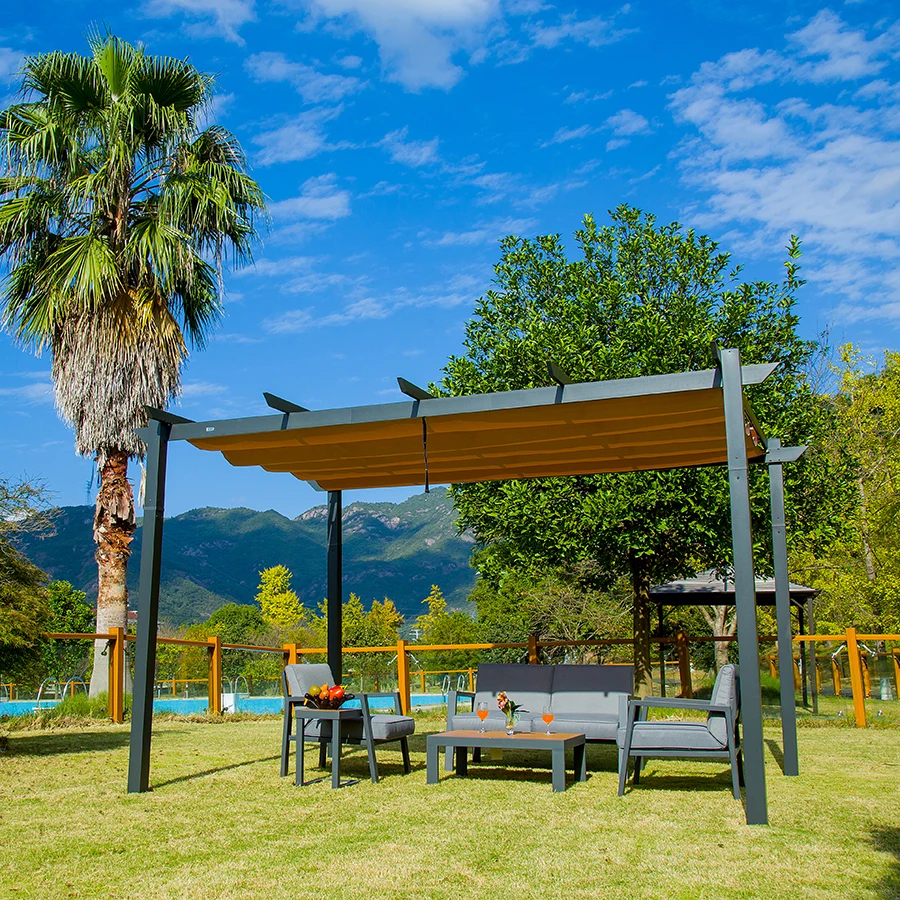 Multifunctional Gazebos-6x3 Aluminium Pergola 4x4 Gazebo Made In China ...