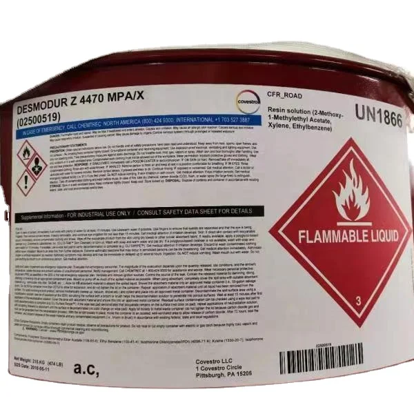 Aliphatic Polyisocyanate HDI Biuret Desmodur N75 MPAX