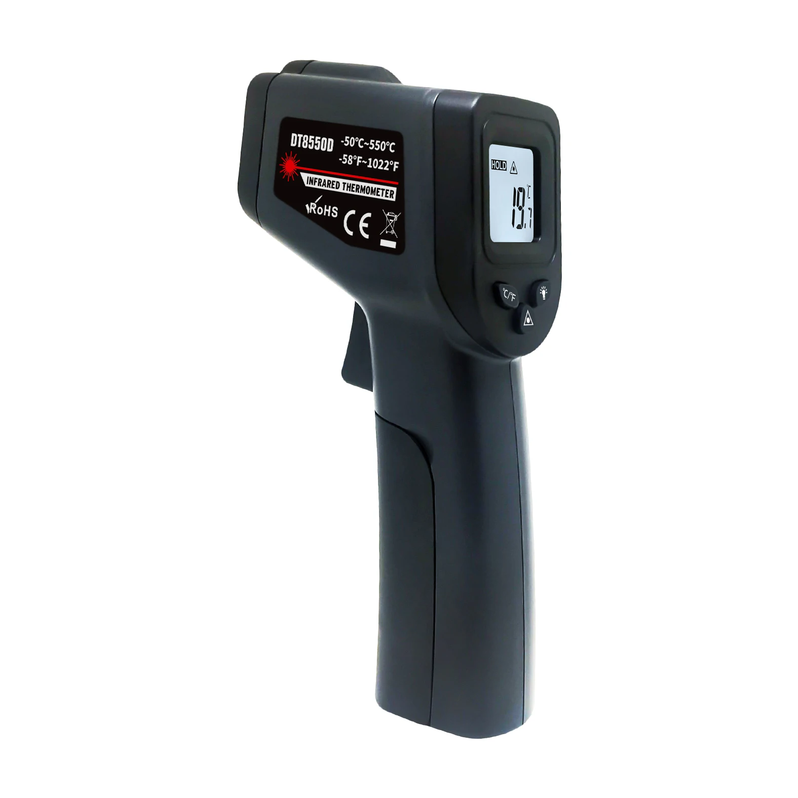 Industrial IR Digital Laser Infrared Gun 500C Infrared Thermometers ...