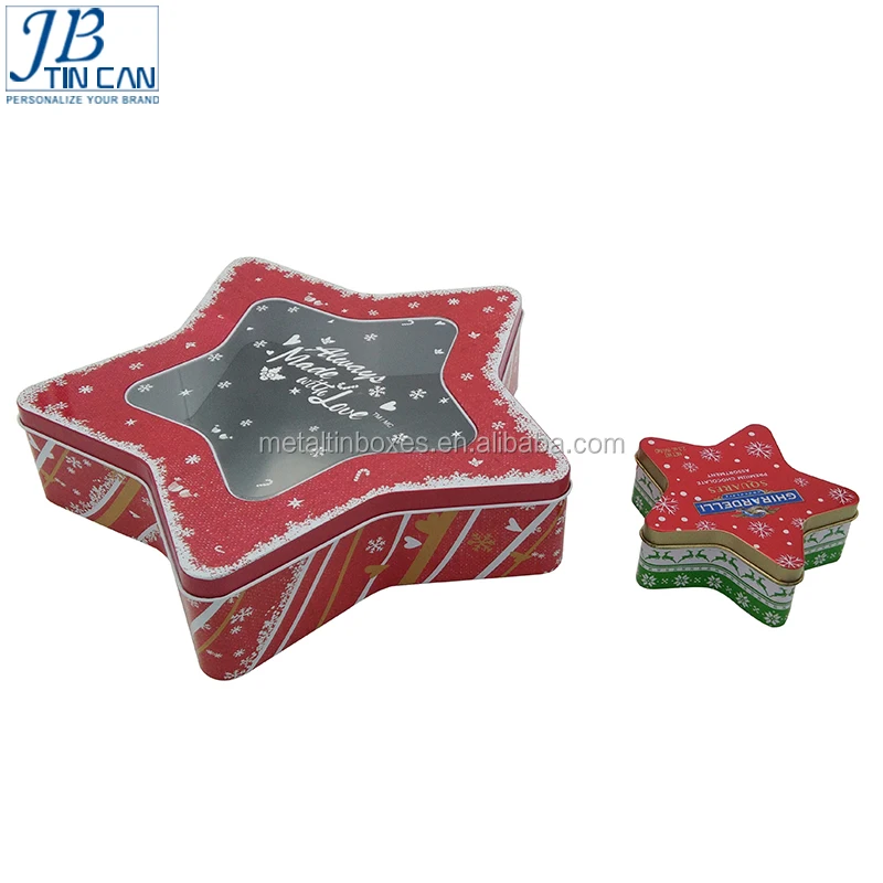 Big Size Star Shape Christmas Holiday Cookie Tins| Alibaba.com
