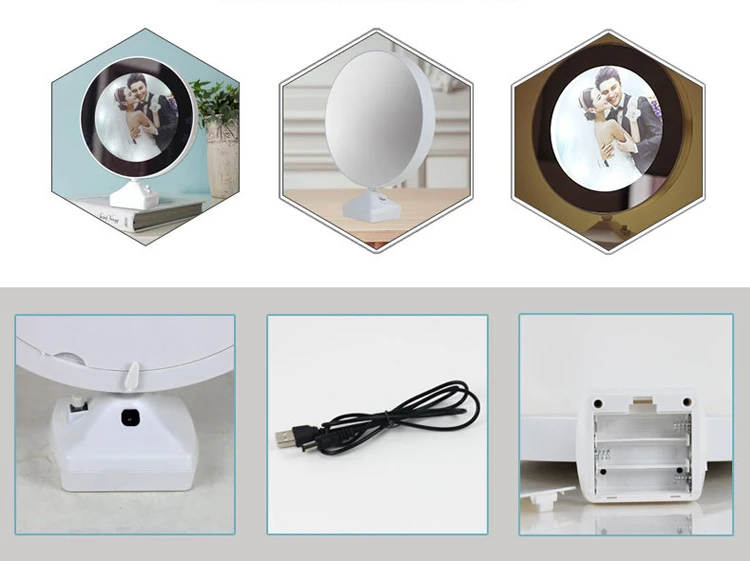 Hot Selling New Product Home Decoration Plastic Round Magic Mirror ...