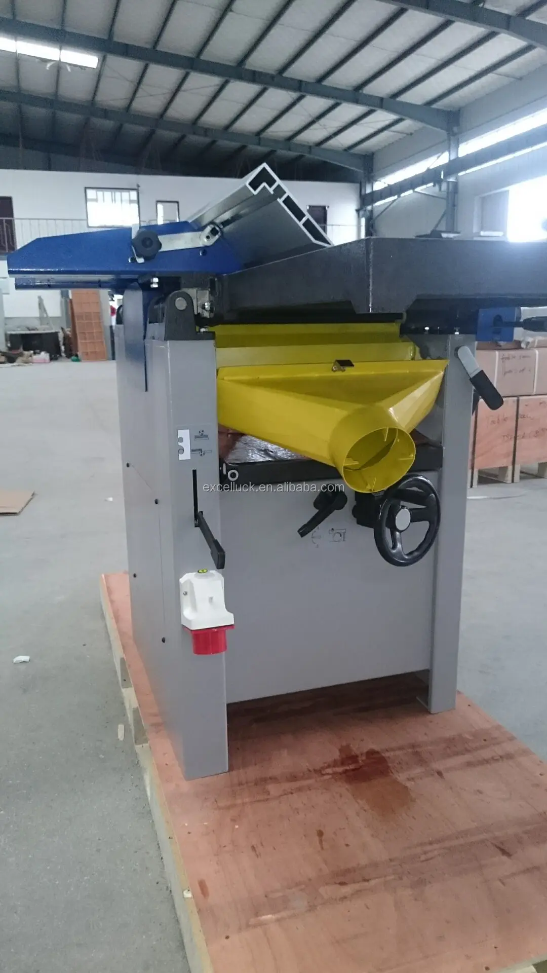 400mm Industrial Power Woodworking Planer And Jointer Combo With Closed ...