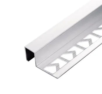 Powder Coated Metal Aluminum Profile Tile Edging Trim - Buy Tile Trim ...