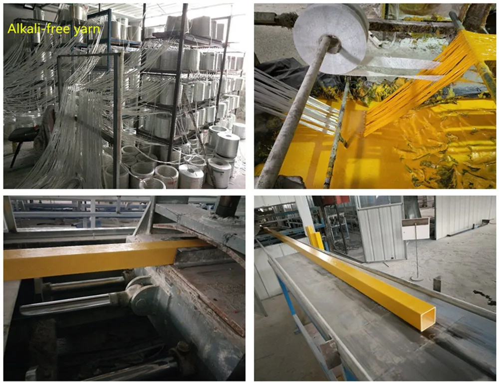 Fiberglass Structural Framing Frp Straight Ladders Yellow Handrail Frp ...