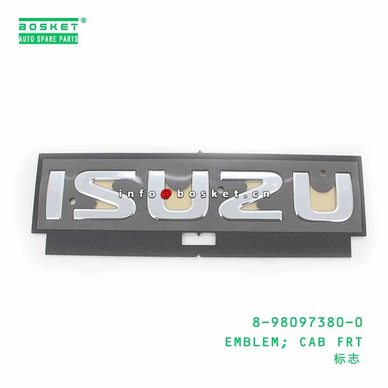 8-98097380-0, emblema delantero de cabina adecuado para ISUZU NQR ...