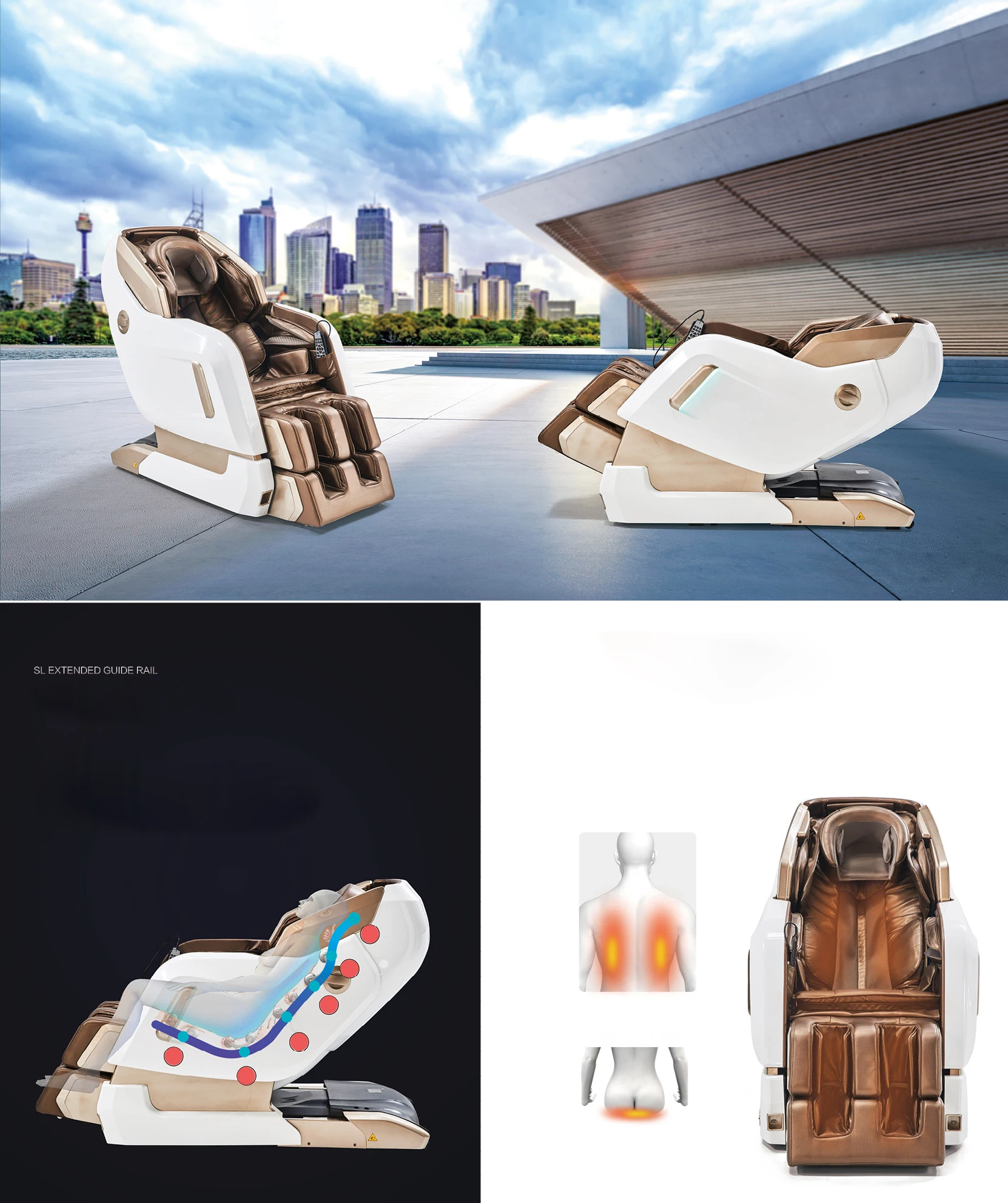 Top Elegant Luxury Massage Chair Intelligent Smart 4d Massage Chair