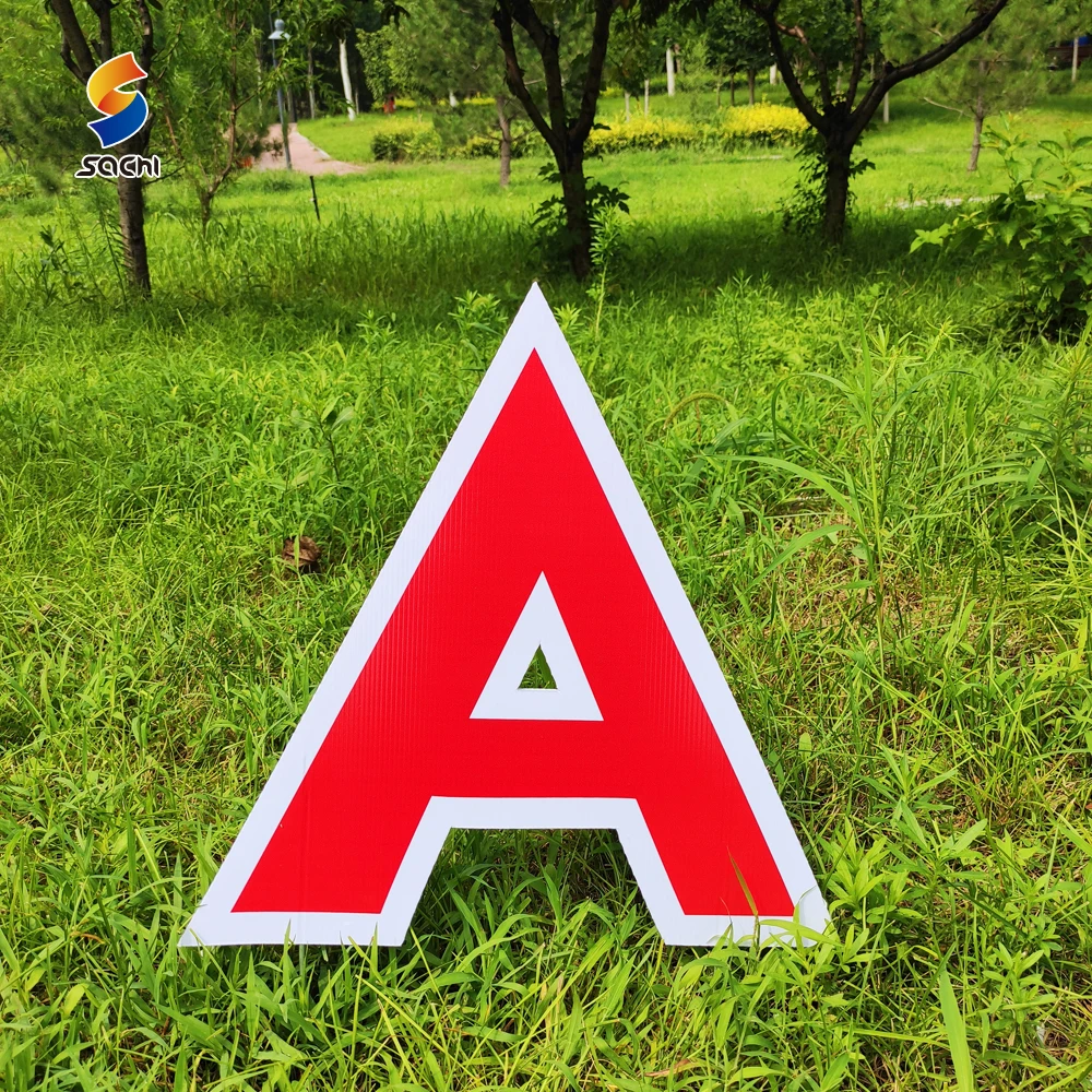 Outdoor Lawn Letters Set With Stakes,Happy Birthday Pp Yard Signs ...