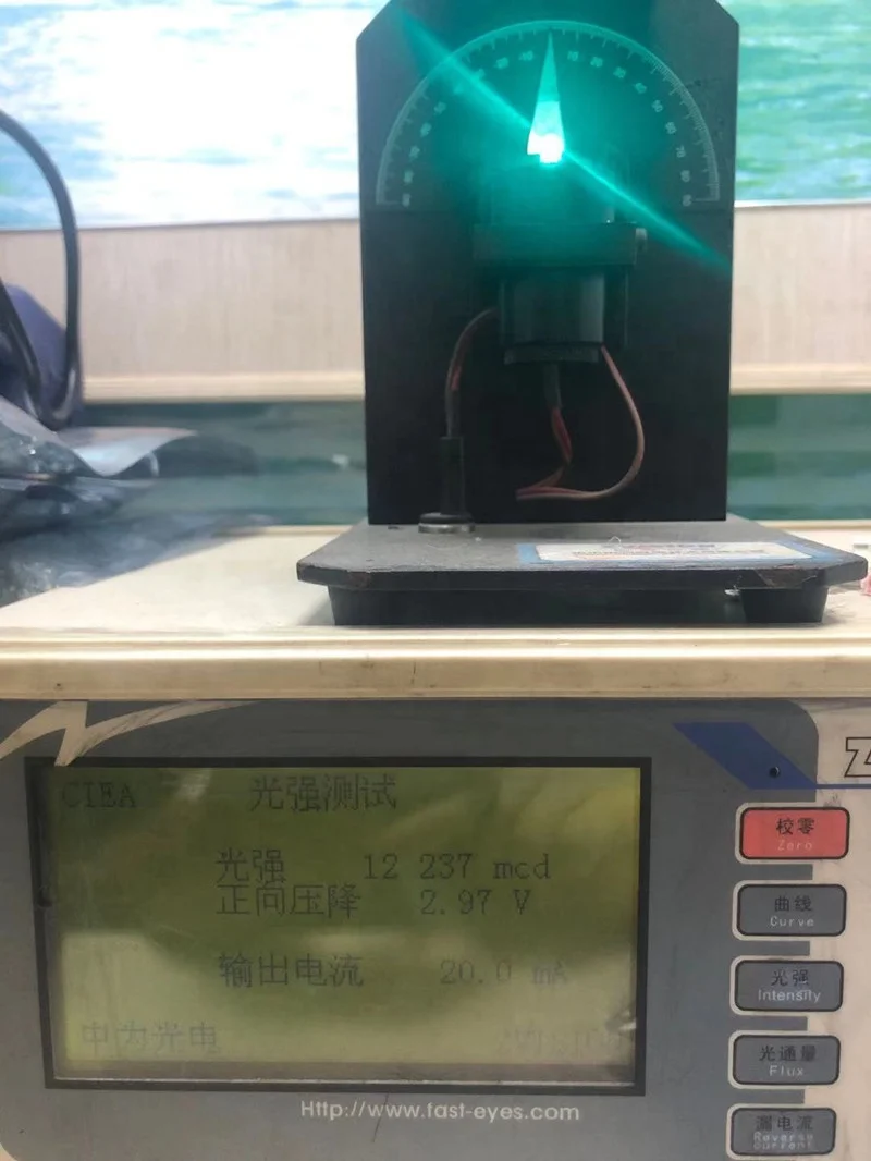 [traffic Light Series] 14000mcd Round Clear Lens 500-505nm Cyan Blue ...