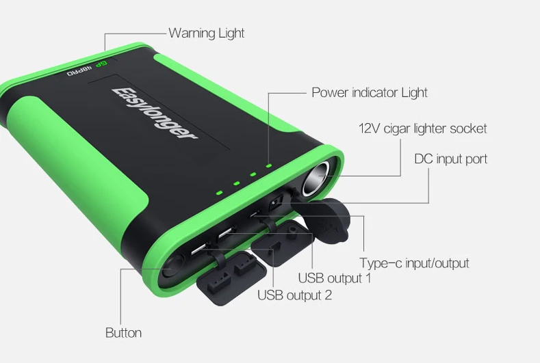 High Capacity 50000mah DC Bank with Universal USB-C Charging