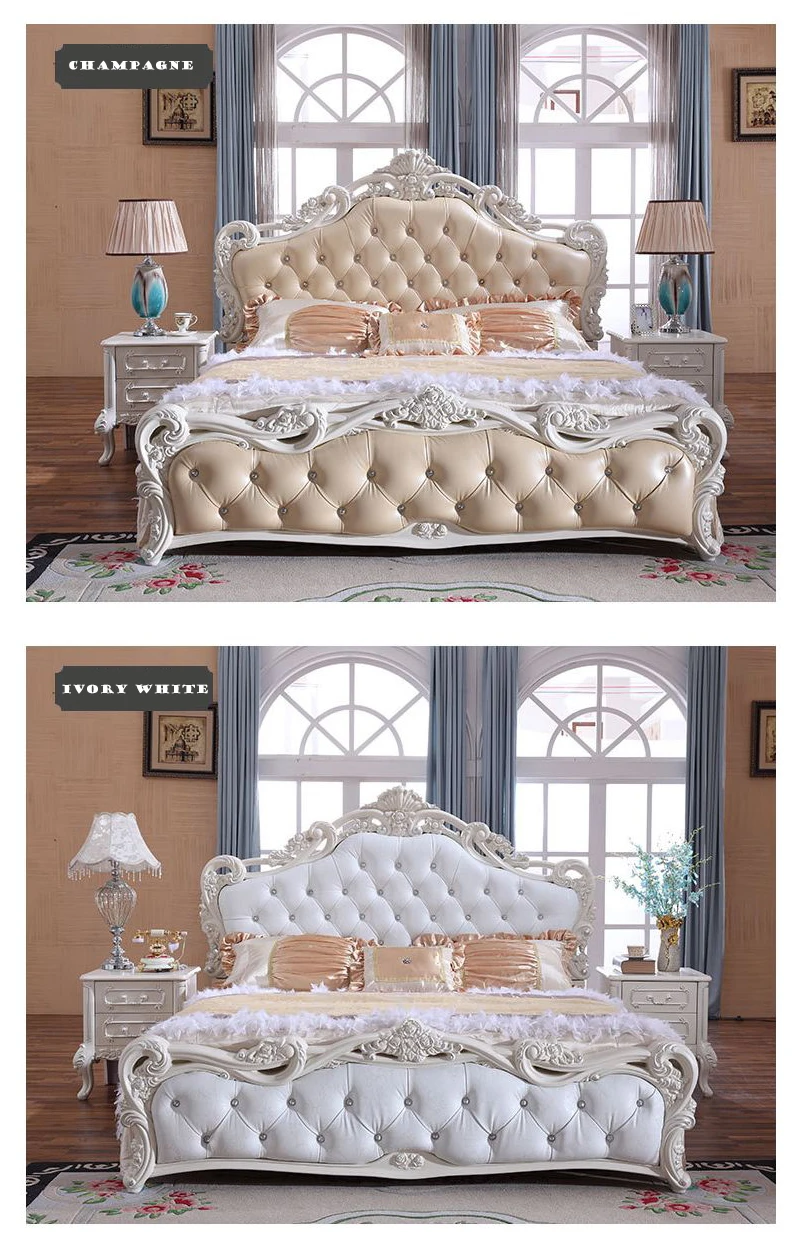 Bedroom Furniture Antique Bed European Style Luxury Bed - Buy European ...