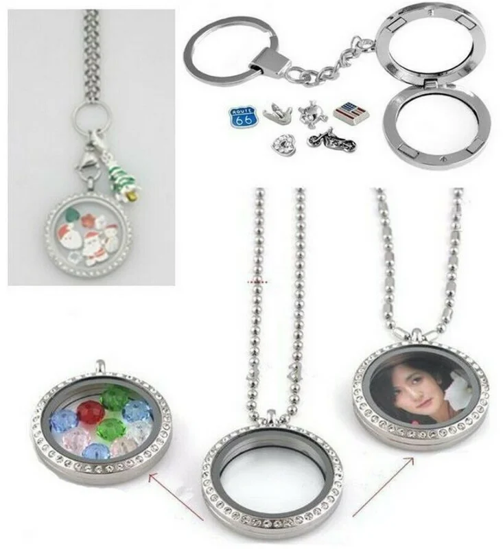 Wholesale Mixed Styles Alloy Floating Locket Custom Charms For Glass ...