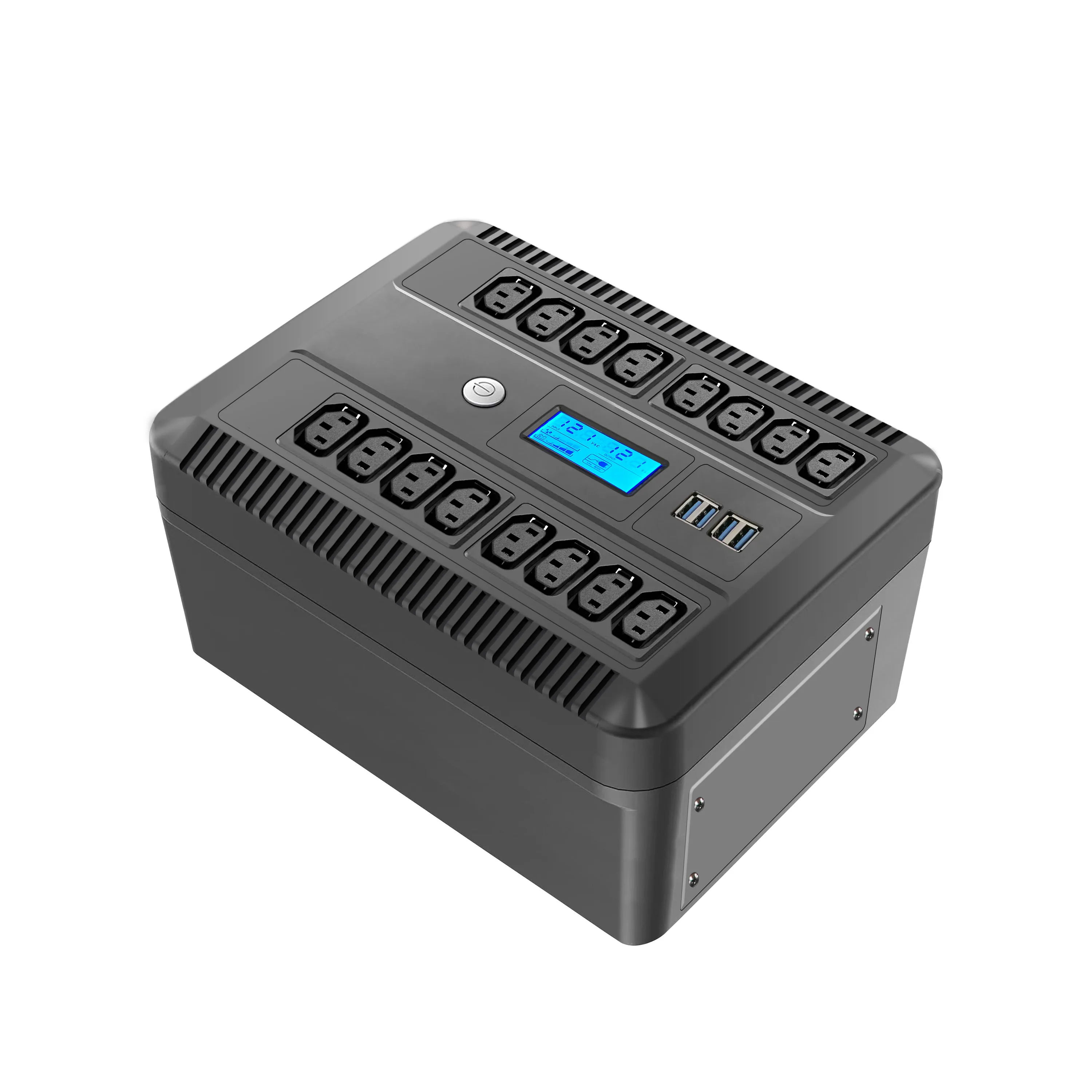 Horizontal Offline Ups With Multiple Sockets And Usb Port Line ...