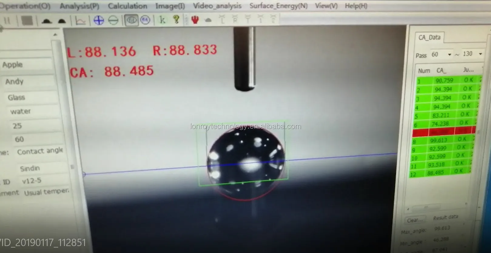 Langshuo Contact Angle Tester - Reliable & Precise Measurement