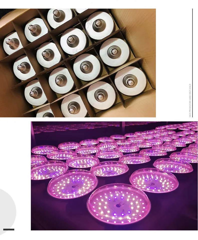 Plant Growing Lamp Ufo Bulb E27 15w 220v Custom Spectrum Full Sperm ...