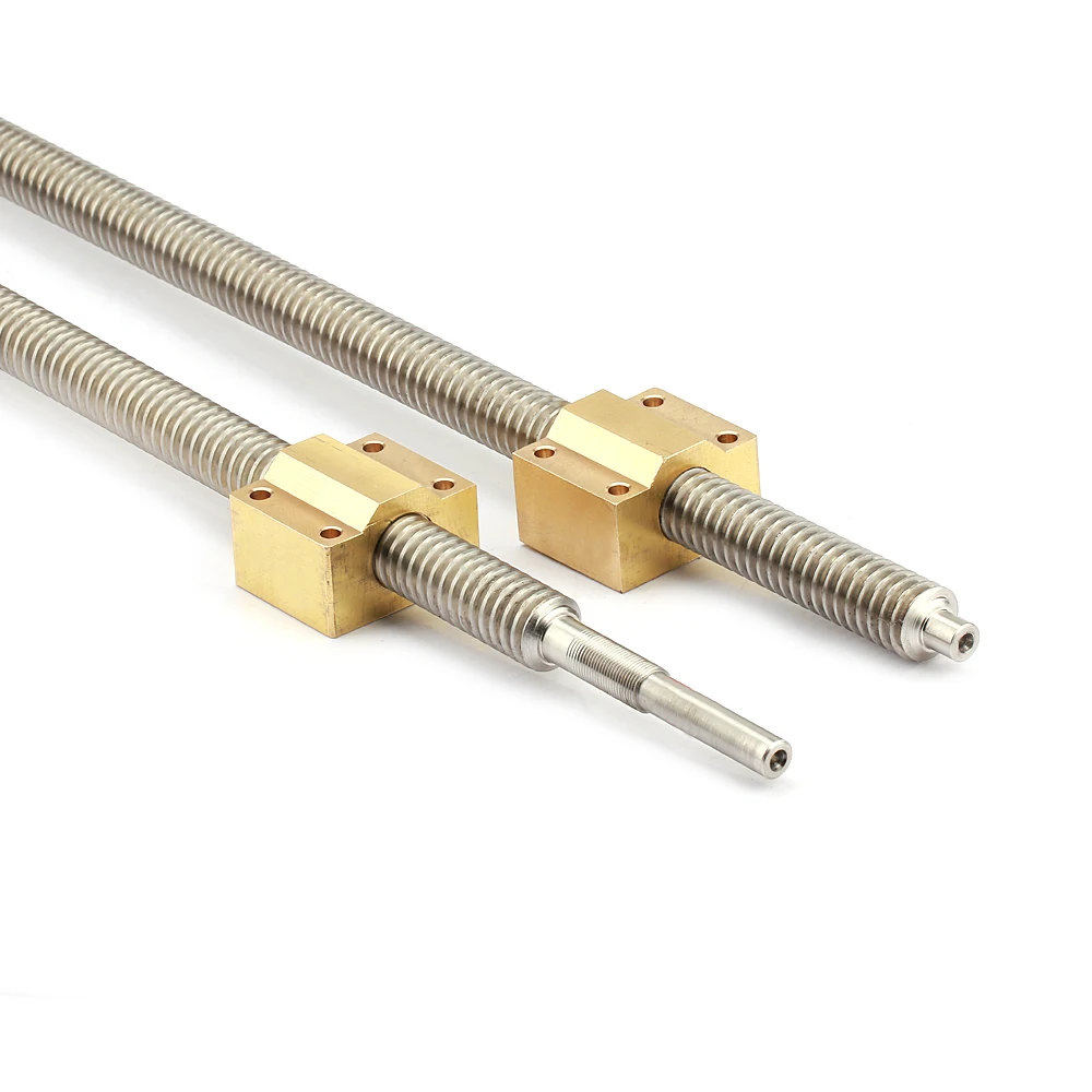 20mm Diameter Tr20x4 Lead Screw with Brass Nut & SCS Linear Block ...