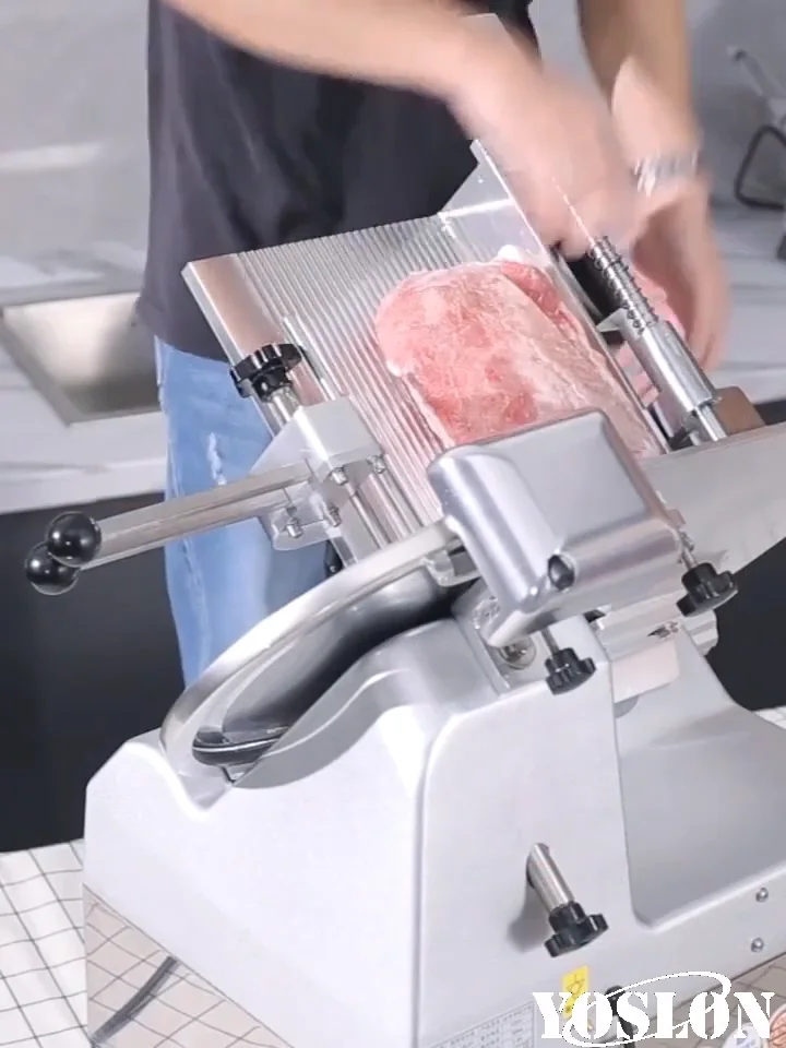 Yoslon Ysn-b250b-2 Kitchen Restaurant Adjustable Slice Thickness Semi ...