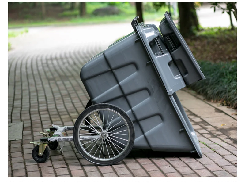 400 Liter Garbage Trolley - Durable & Sustainable Waste Bin