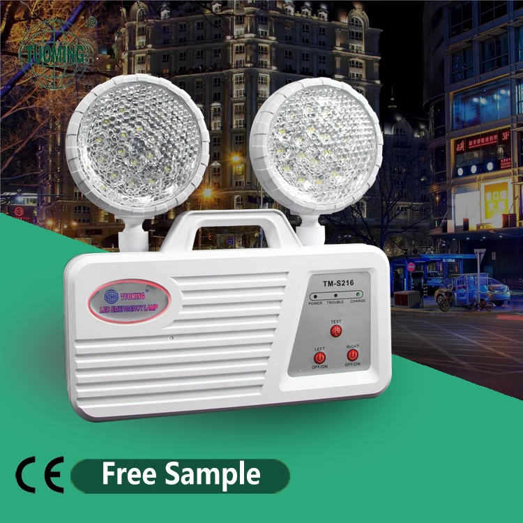 220v 50hz Indoor Rechargeable Plastic Body Double Head Fire Proof Led ...