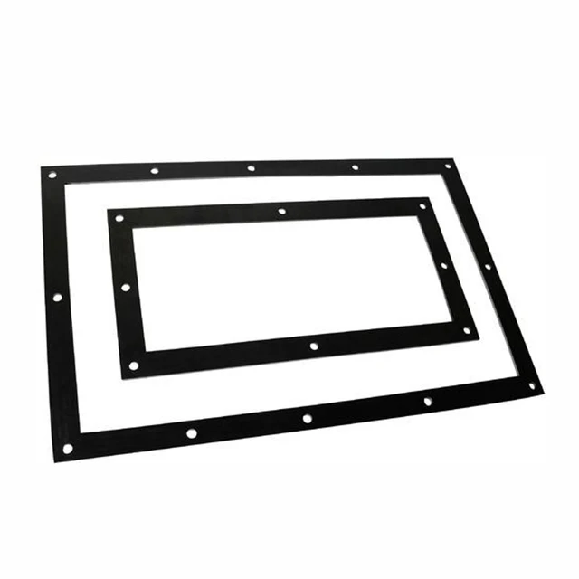 Custom Silicone Rubber Square Gasket For Pipe And Flange - Buy Rubber ...
