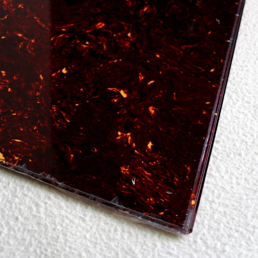 Celluloid Top Tortoise Color Blank Guitar Pickguard Sheet Material For ...