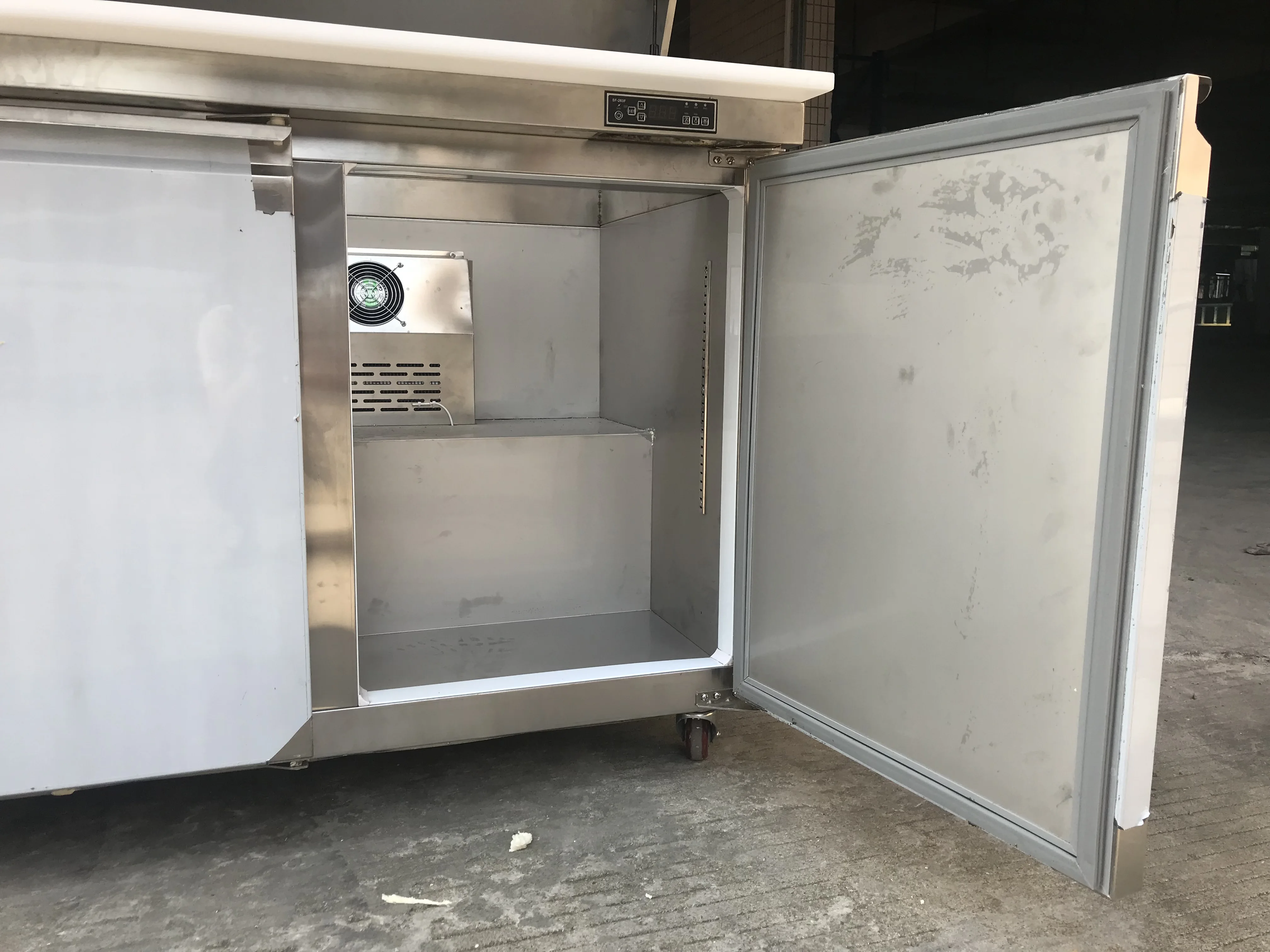 Subway Used Sandwich Prep Table - Refrigerated & Stainless Steel