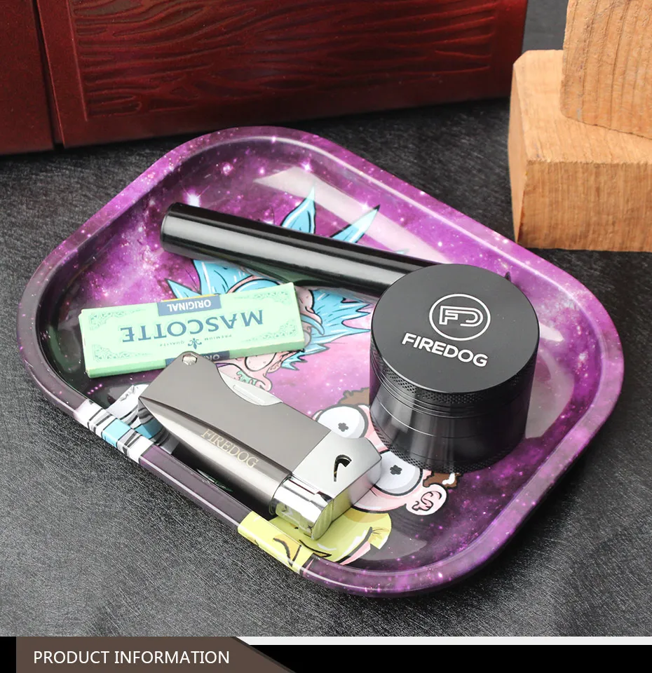 Custom Rolling Tray Smoking Tobacco Weed Metal Rolling Tray - Buy ...