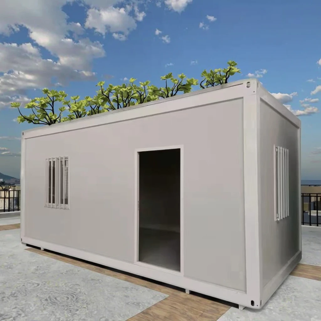 20ft Detachable Container House Prefab Portable Modular Home Sandwich ...