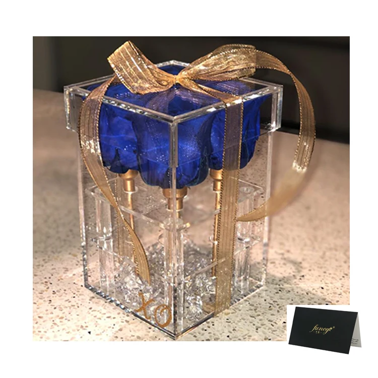 Eternal Rose Gift Sets - Preserved Beauty in Acrylic Boxes