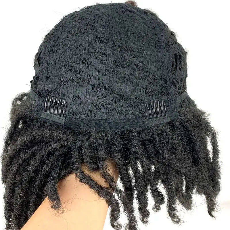 Short Bob Dread Lock 10 Inch Cosplay Wig for Black Women