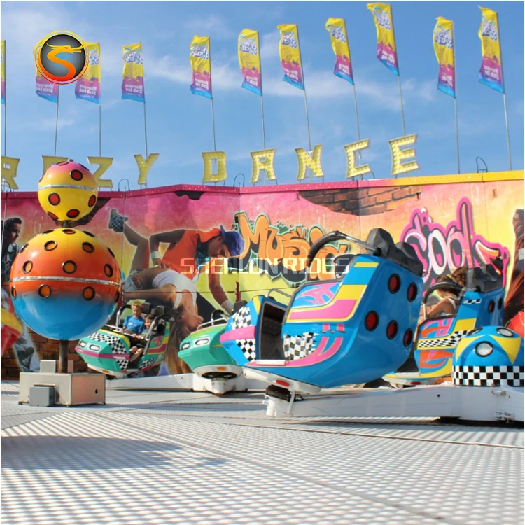 Fairground Carnival Amusement Park Rides Crazy Dance Rides Kids Crazy ...