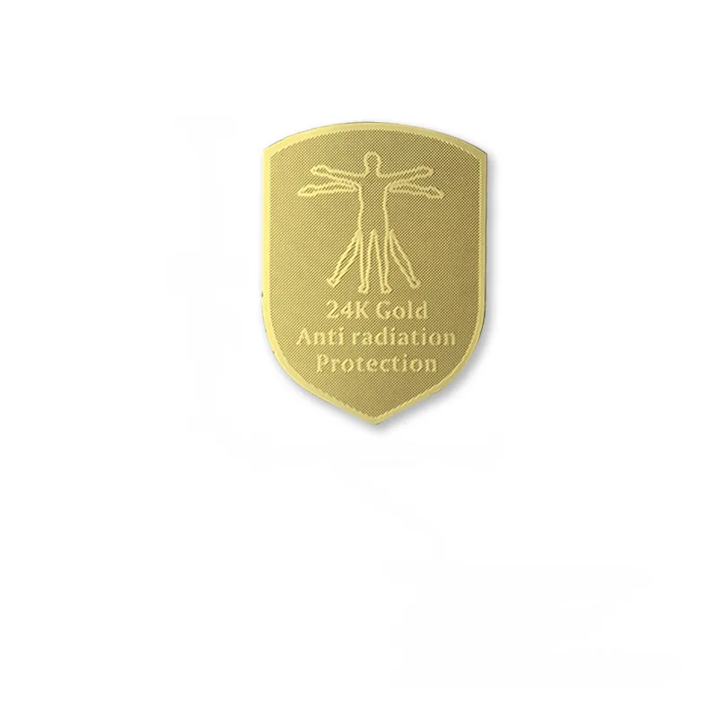 24k Gold Negative Ion Radiation Protection Energy Sticker
