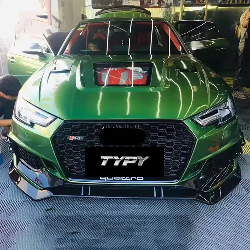 Car Modified Bumper Body Kit for Audi A4 B9 to RS4 Style