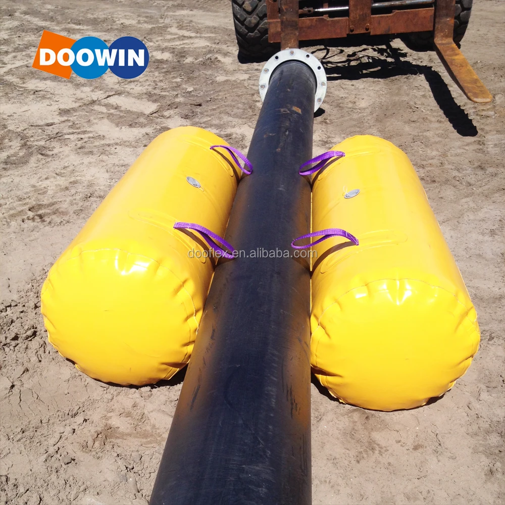 High Quality PVC Floating Pontoon Pipeline Floater Twin Inflatable ...