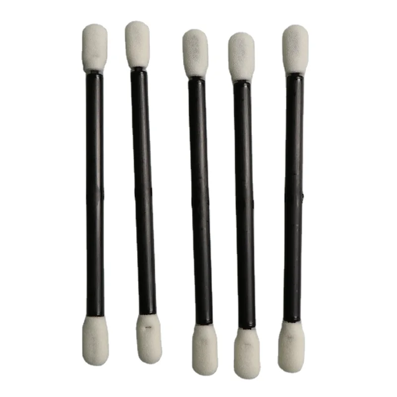 84mm Double Ended Cleanroom Swabs Dual-Clean Two Sides Round Foam Tip ...