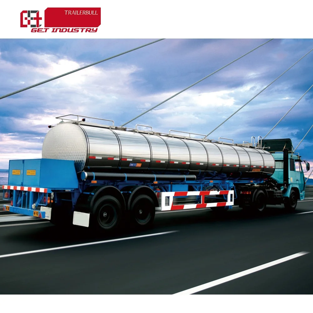 Insulated Tanker Truck Semi Trailer - Buy High Quality Insulated Tanker ...