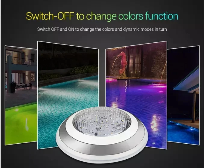 2019 led pool lights Smart Google Alexa controL 27W AC/DC 12V DC24V LED ...