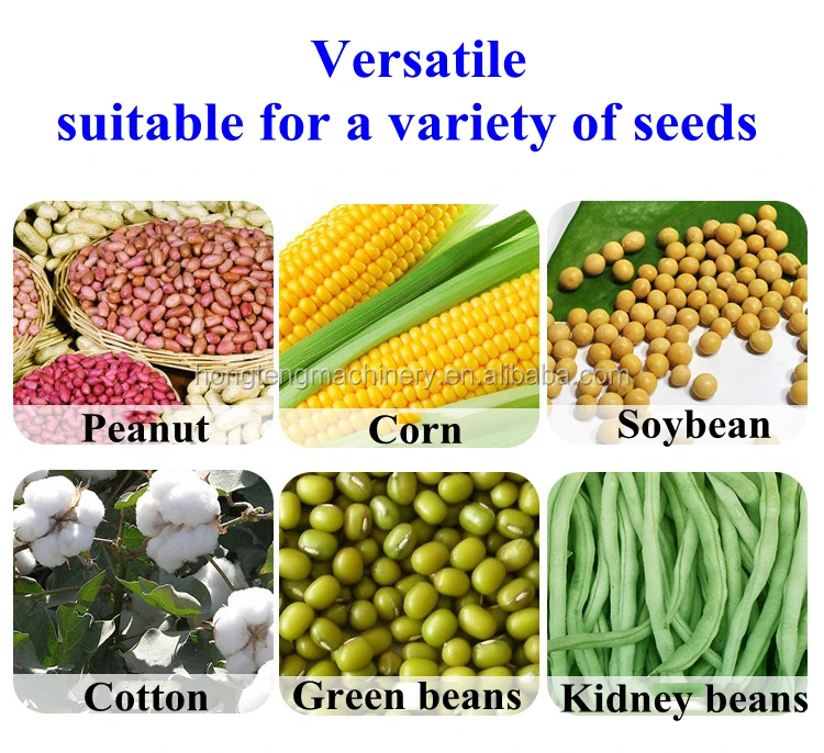 Stainless Steel Adjustable Plant Spacing Hand Push Small Corn Seeder ...