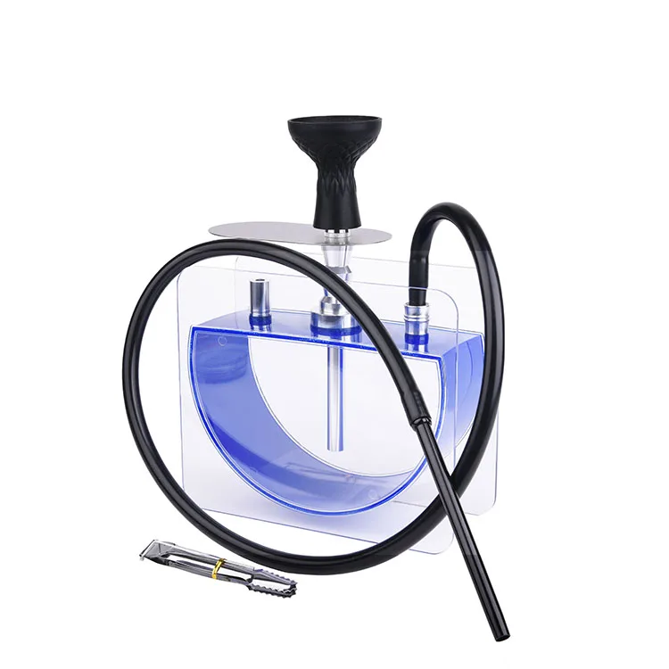 Wholesale Acrylic Triangle Shape Hookah Transparent Plastic Portable ...