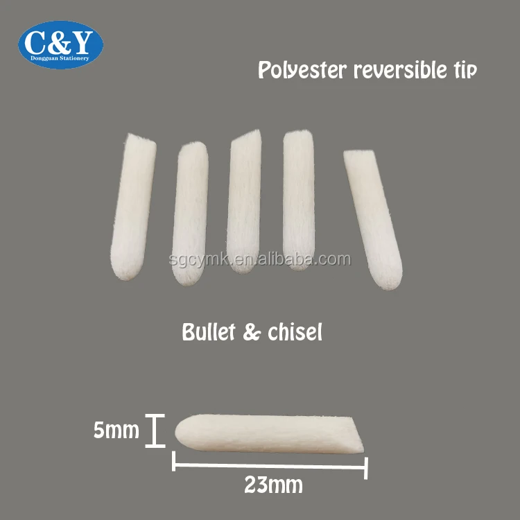 5mm Factory Oem Polyester Fiber Acrylic Fiber Nib For Paint Marker Pen ...